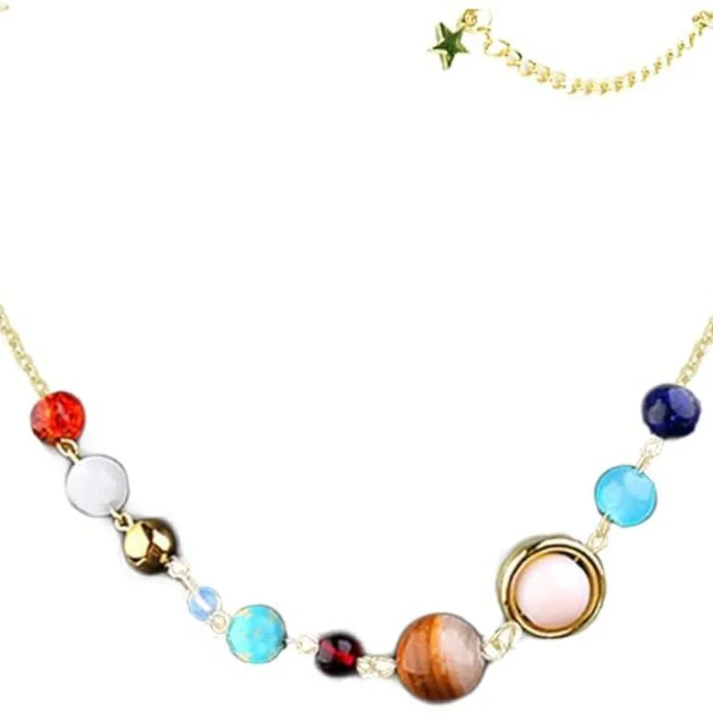 Free People | Jewelry | Solar System Space Aligned Planet Star Science ...